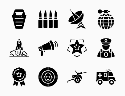 Download Military Elements Vector Icons | 0 premium icons on Inventicons