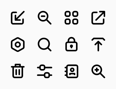 Download Basic UI (mini bold) Vector Icons | 0 premium icons on Inventicons