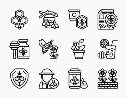 Download Apiary Elements Vector Icons | 0 premium icons on Inventicons