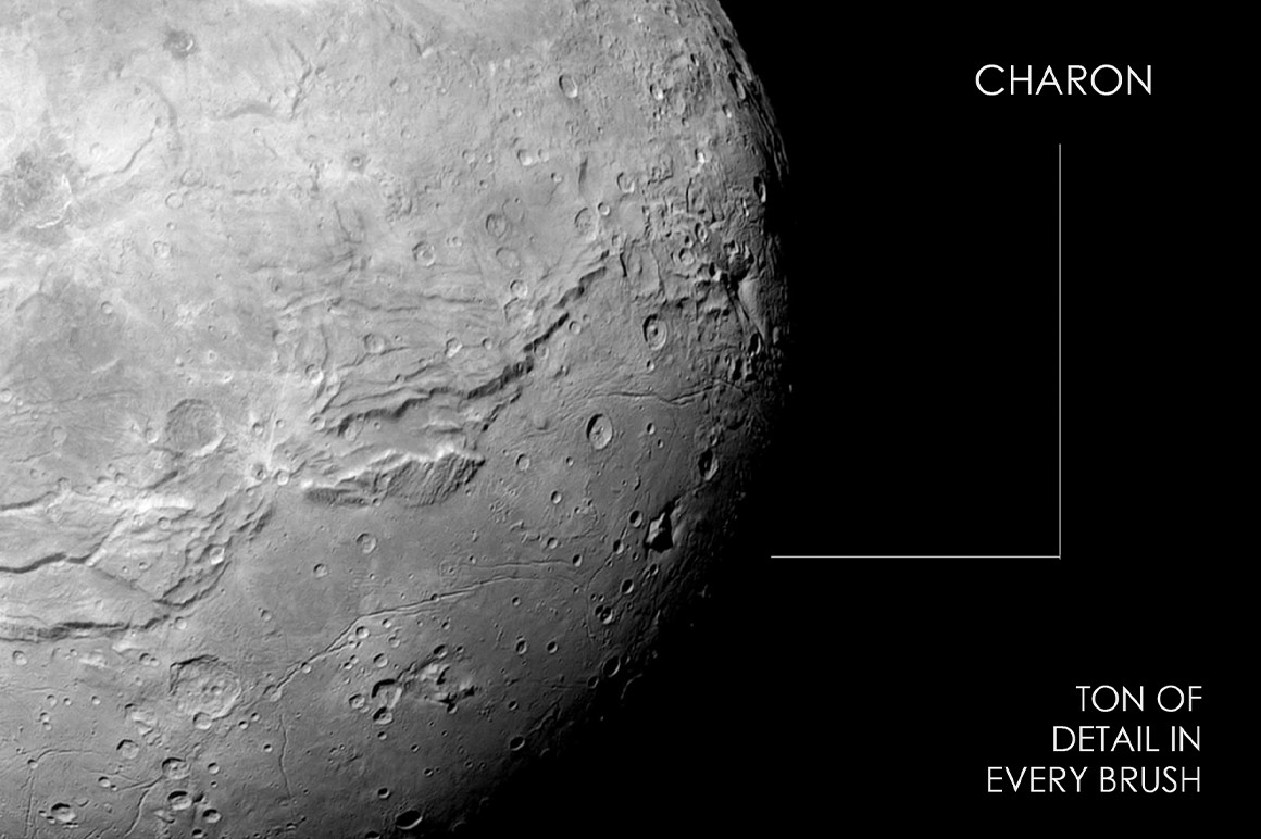 32 Planetary Moon Brushes | Inventicons