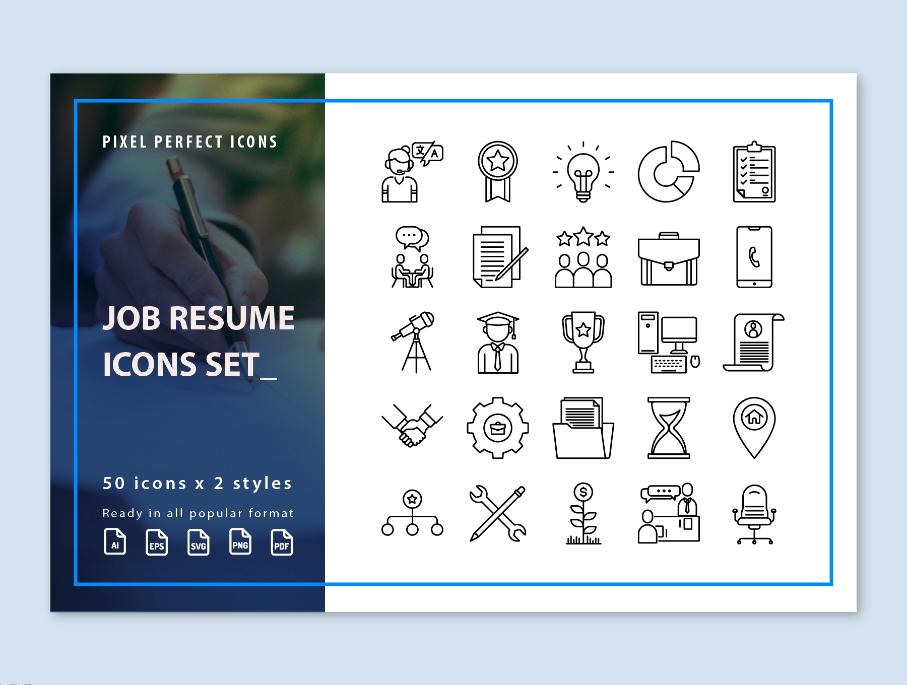 Job Resume Icons