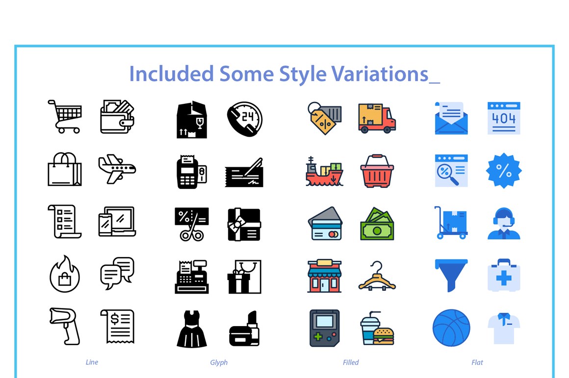 Shopping Icons | Inventicons