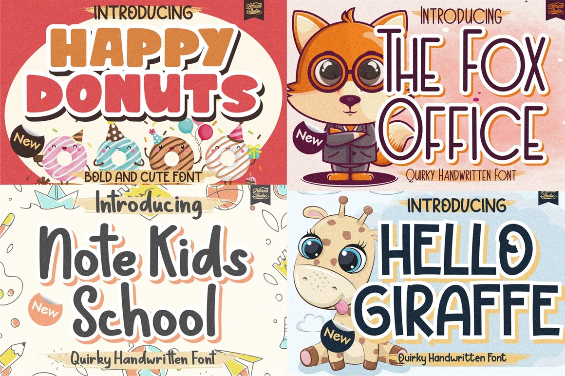 Best Seller - Mega Bundle 144 Fonts | Inventicons