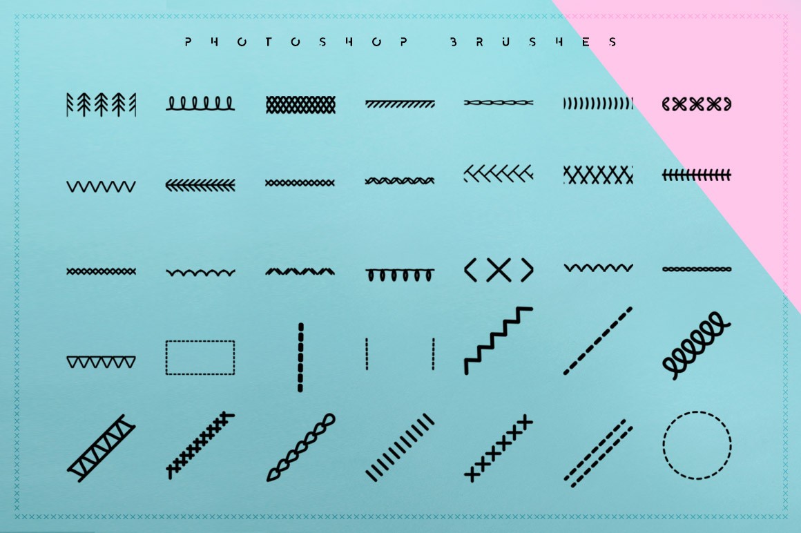 131 Thread Stitching Brushes | Inventicons