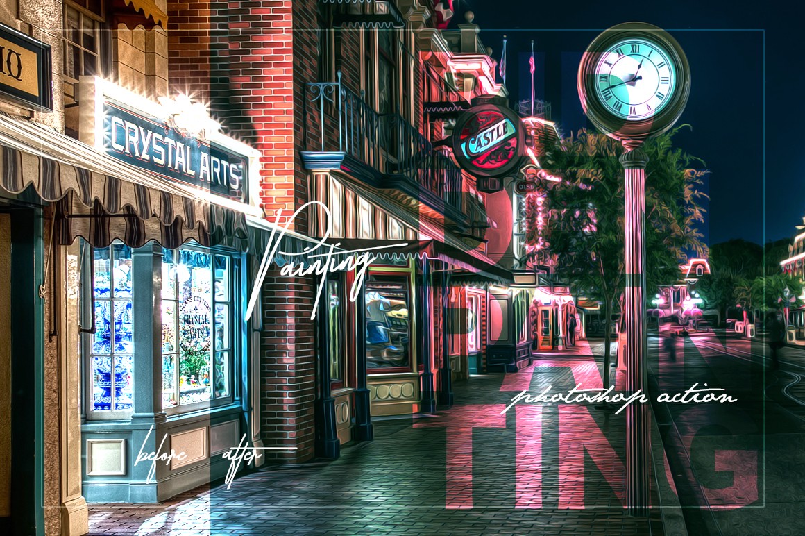 Bidden Painting Photoshop Action | Inventicons