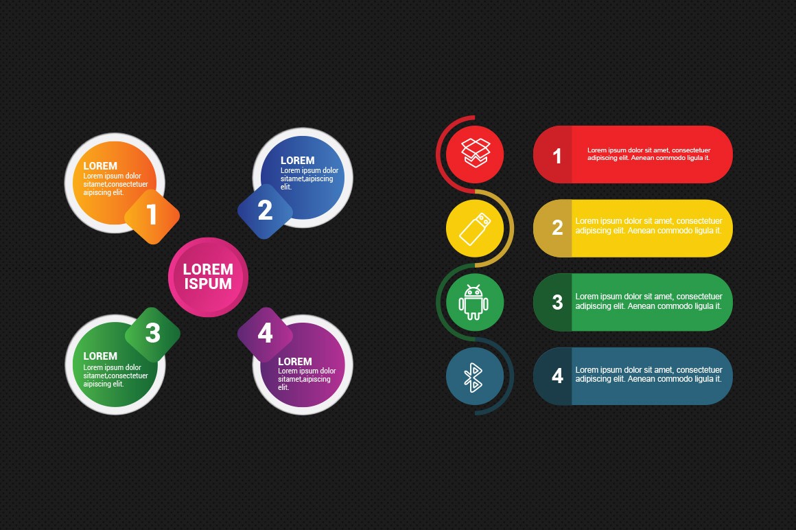 25+ Vector Infographics Templates - Mockup | Inventicons