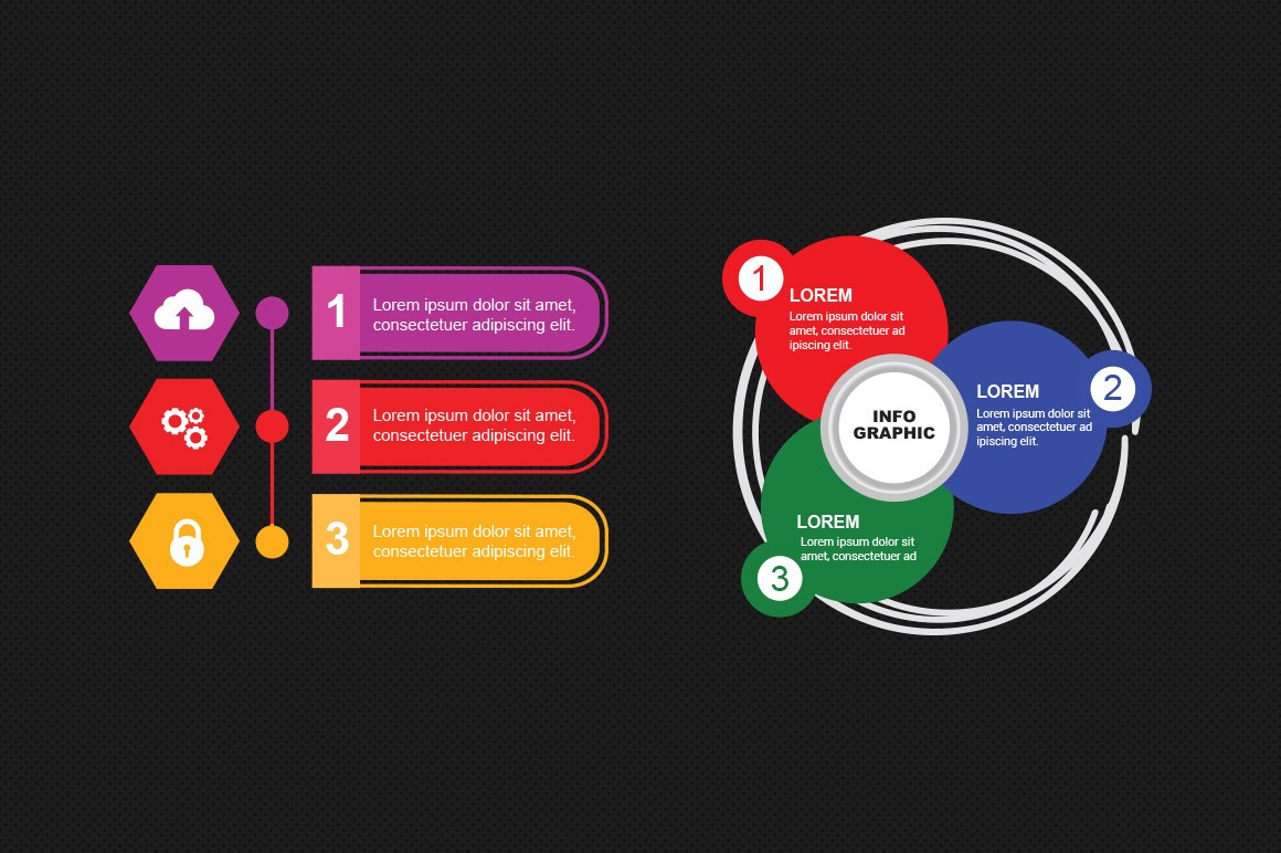 25+ Vector Infographics Templates - Mockup | Inventicons