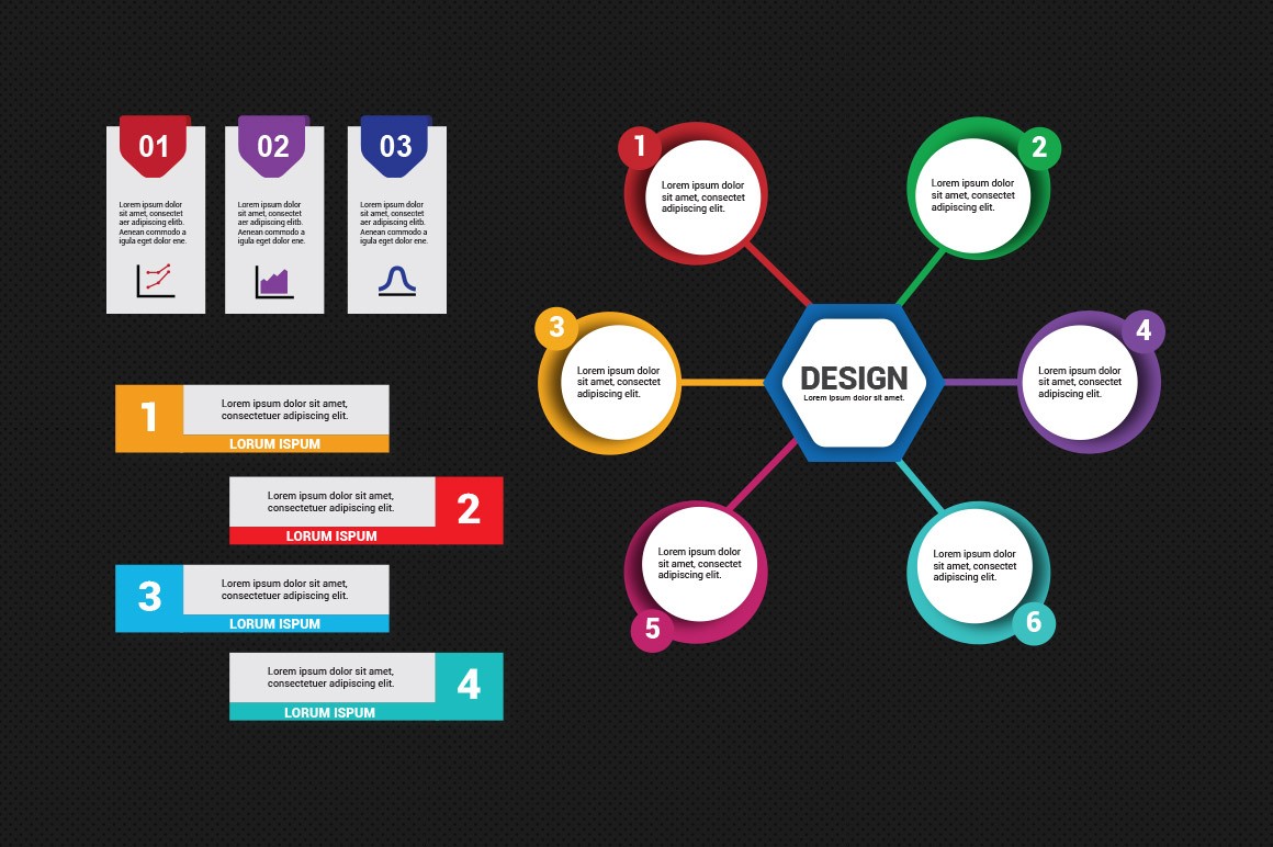 25+ Vector Infographics Templates - Mockup | Inventicons