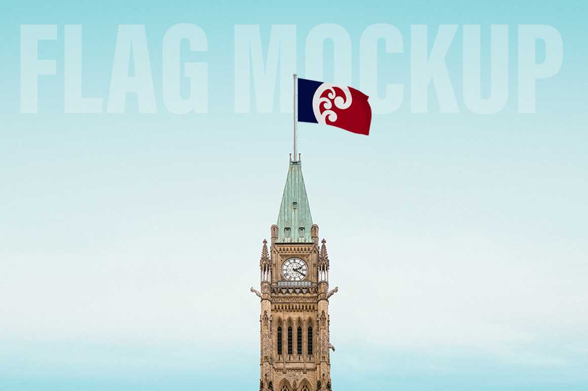 26 Realistic 3D Flag Mockups | Inventicons