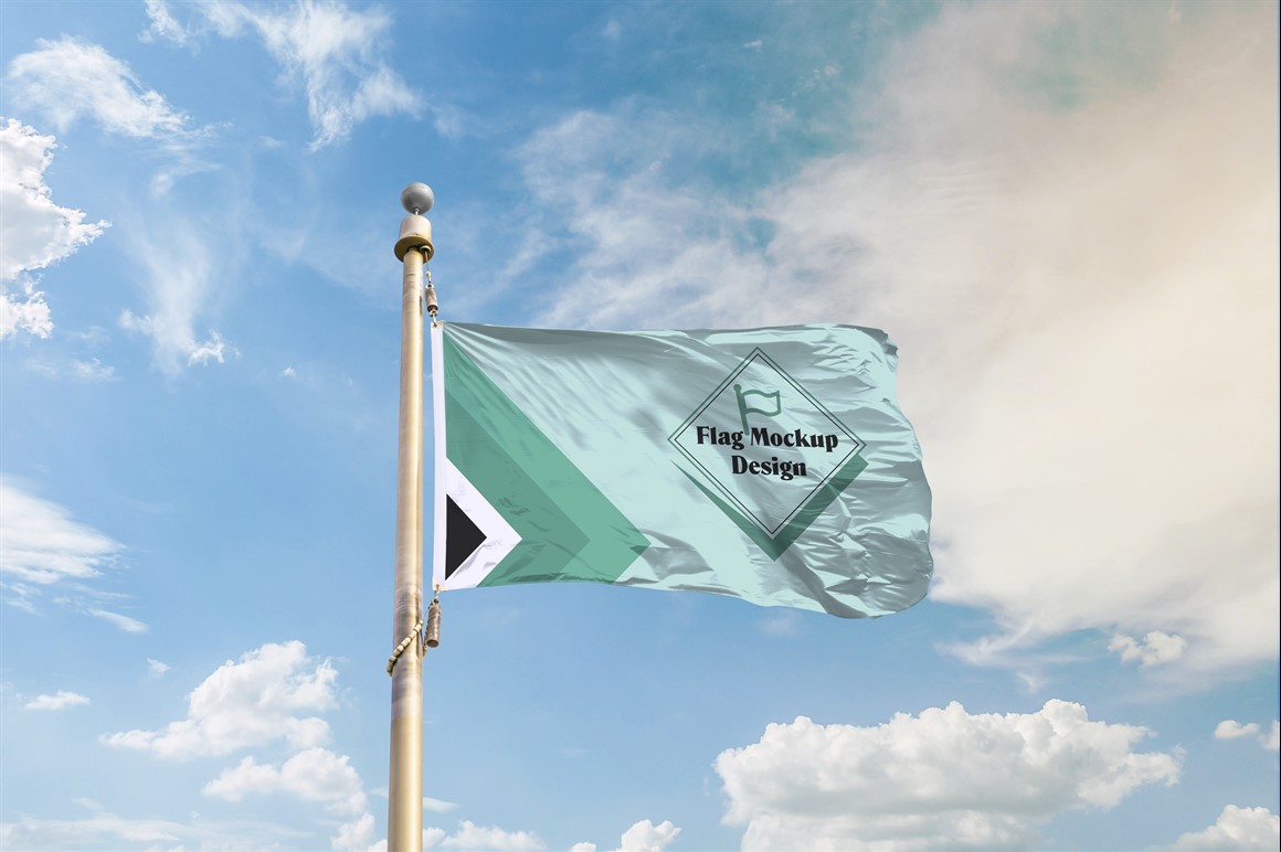 26 Realistic 3D Flag Mockups | Inventicons