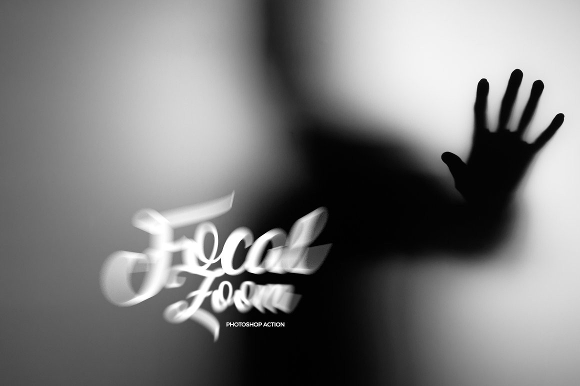 FOCAL ZOOM - Photoshop Action | Inventicons