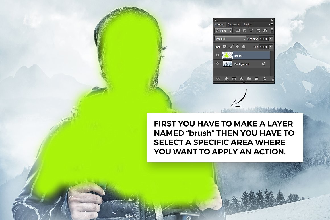 FOCAL ZOOM - Photoshop Action | Inventicons