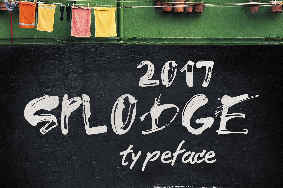 Splodge Typeface