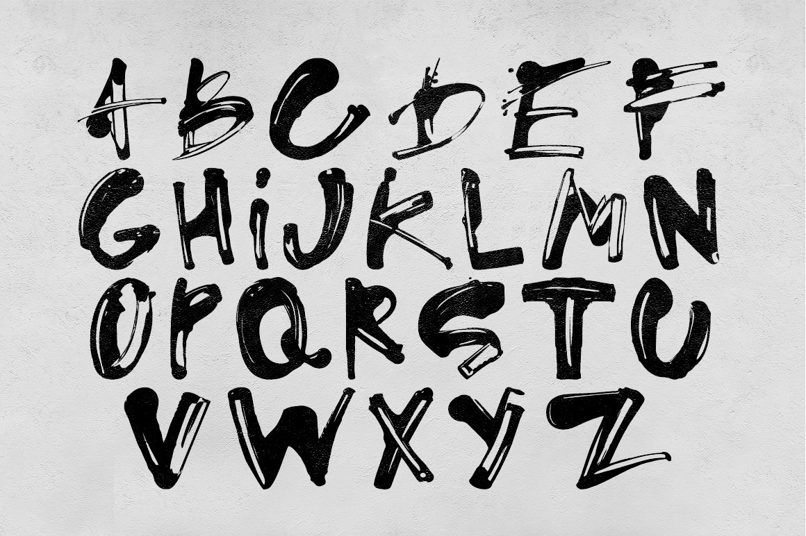 Splodge Typeface | Inventicons