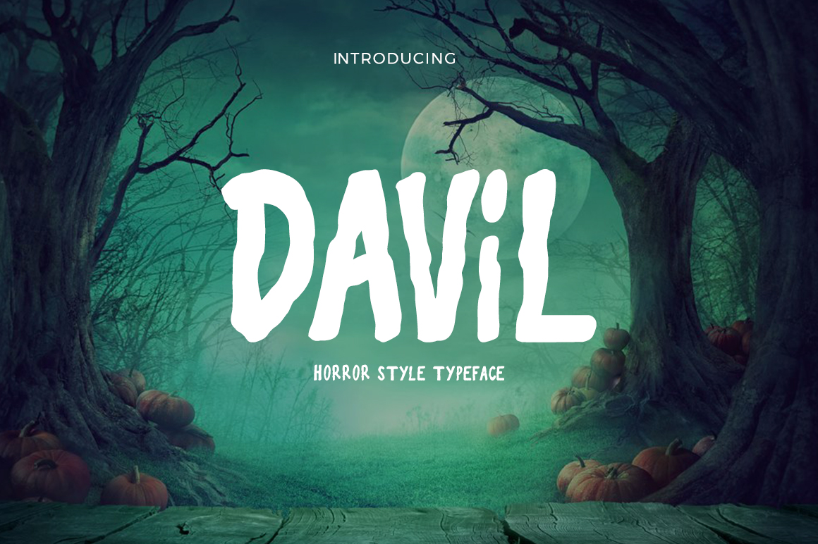 Davil Typeface | Inventicons